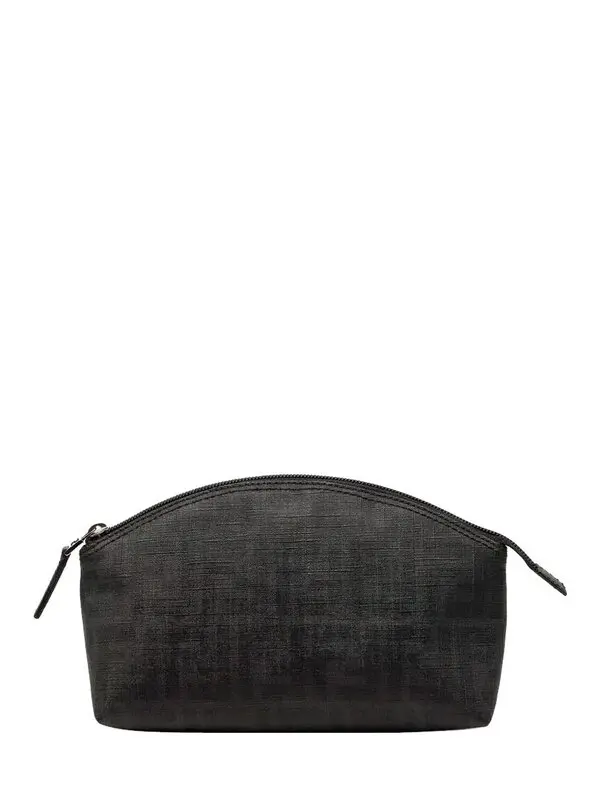 Fendi Zucca Coated Canvas Cosmetic Pouch - Black