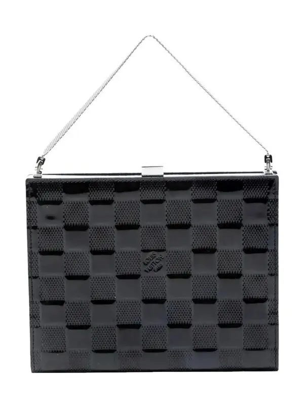 LOUIS VUITTON Damier Vernis Ange Mm Handbag - Black