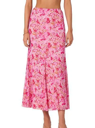 Victoria's Secret Astr The Label Mejra Print Midi Skirt - Floral