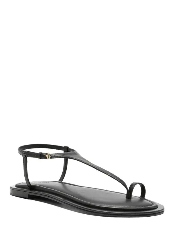 A.emery Alta Toe-loop Flat Sandals - Black
