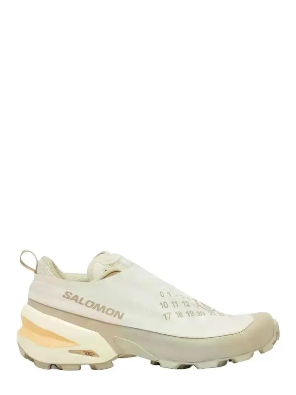MM6 MAISON MARGIELA X SALOMON Paneled Logo-print Slip-on Sneakers - Neutrals