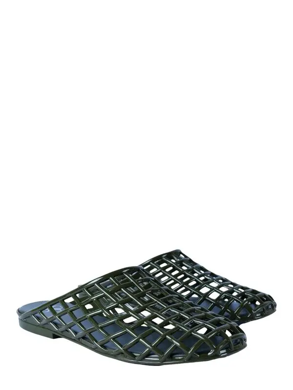 JELAVU Glimmr Woven Jelly Sandals - Green