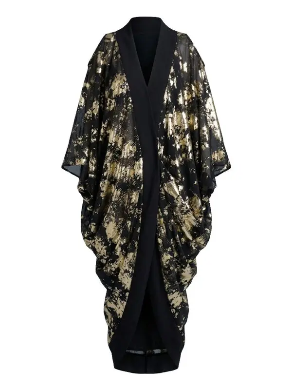 GLAM ON YOU Tala Short Robe - Black