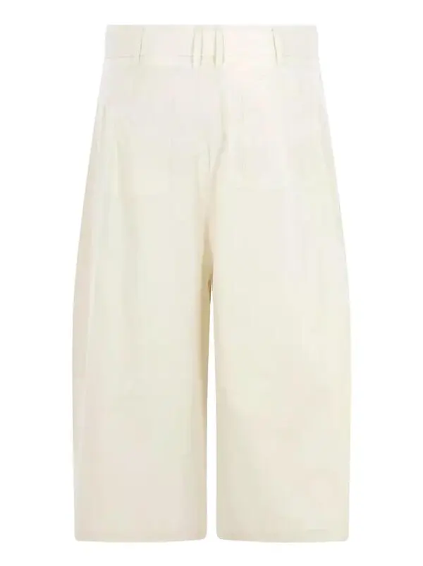 Co Belted Pleated Shorts - Neutrals