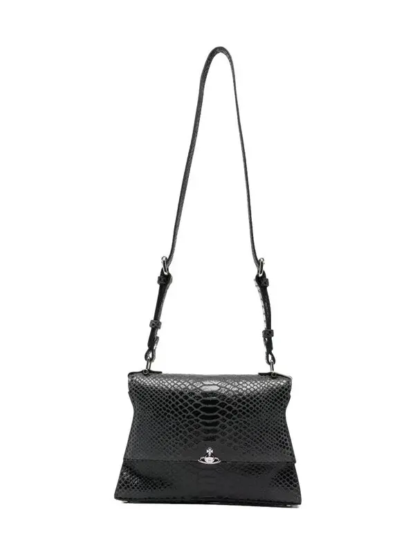 VIVIENNE WESTWOOD Orb Detail Shoulder Bag - Grey