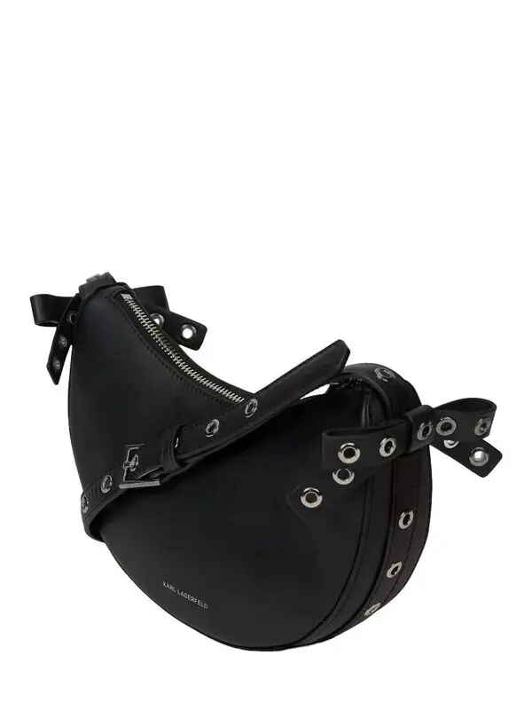 Karl Lagerfeld K/autograph Bow Crossbody Bag - Black