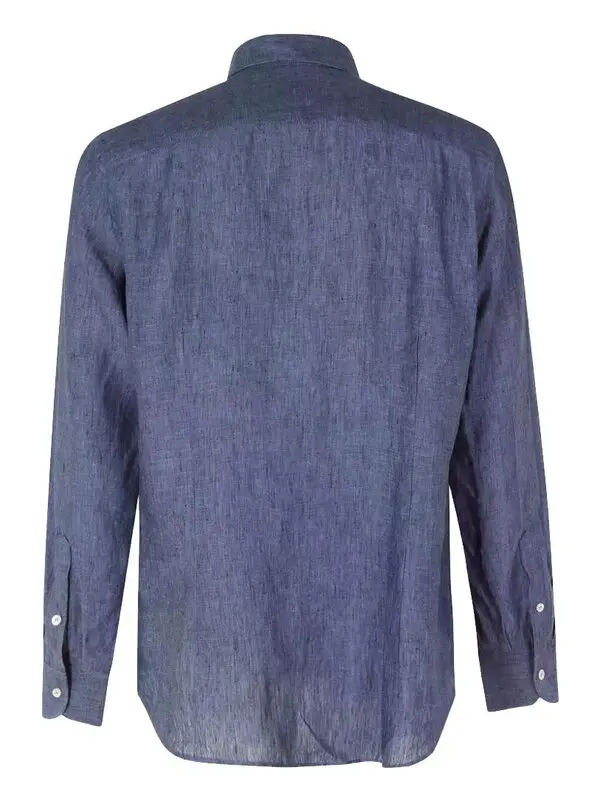 Seventy Long-sleeve Button-down Shirt - Blue