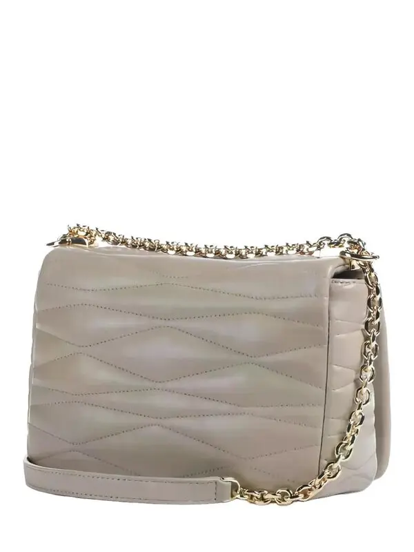 Furla 1927 Quilted Leather Shoulder Bag - Neutrals