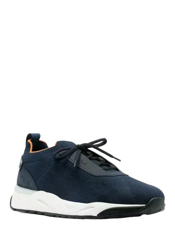 Santoni Sock-style Low-top Sneakers - Blue