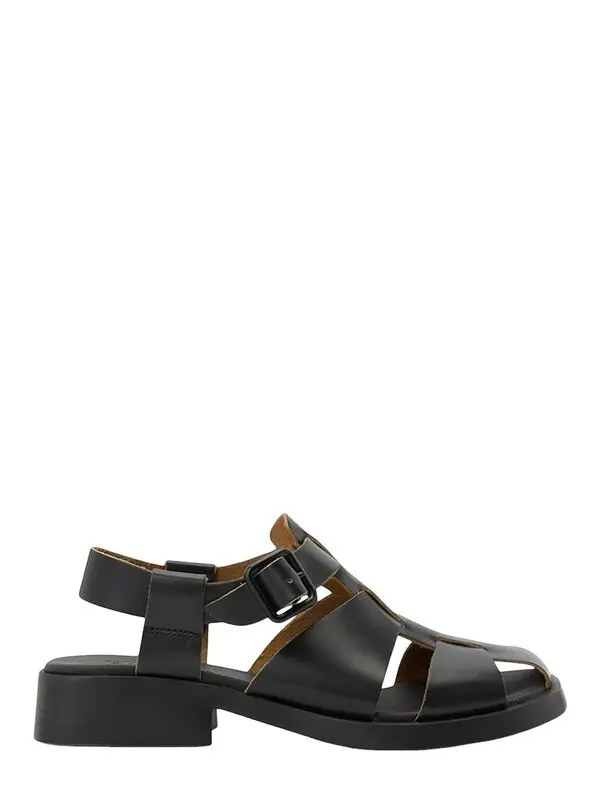 Camper Dana Leather Sandals - Black