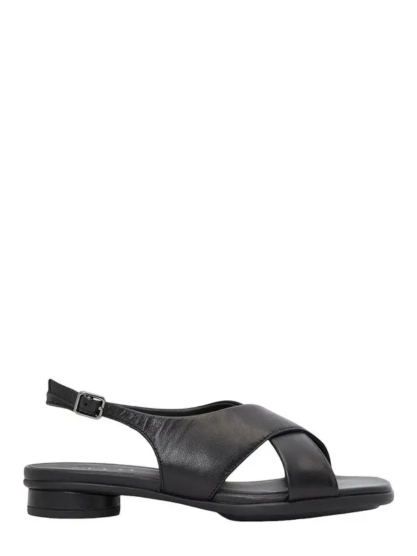 Ecco Sculpted Alba 25 Heeled Slingback Sandal - Black