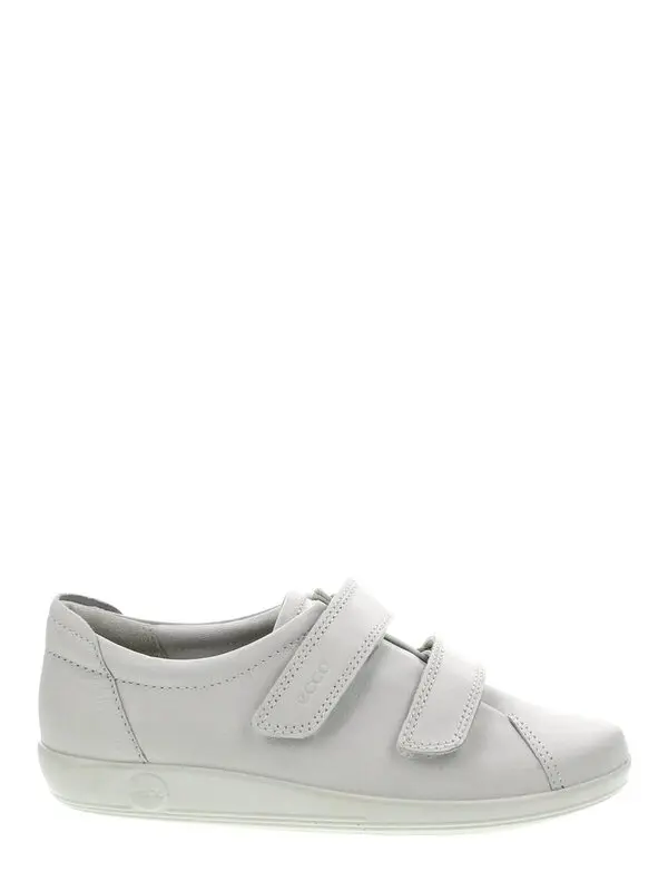 Ecco Soft 2.0 Strap Casual Shoes - White