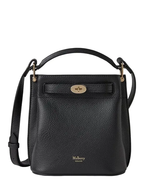 Mulberry Mini Leather Islington Bucket Bag - Black