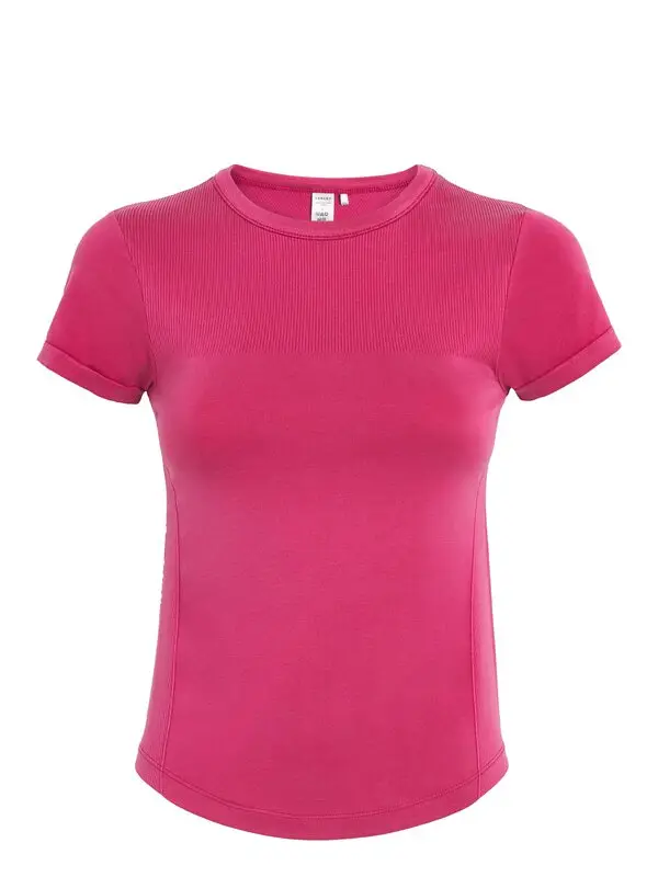 Varley Casper Seamless T-shirt - Burgundy