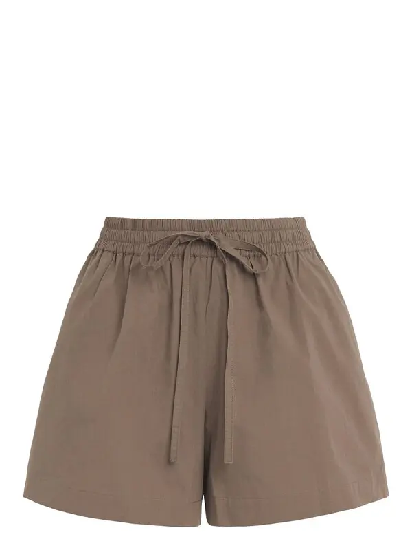 Matteau Organic Cotton Relaxed Shorts - Brown