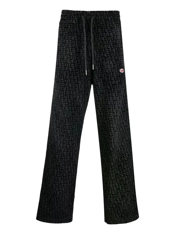 DIESEL® D-martians Denim Track Pants - Black