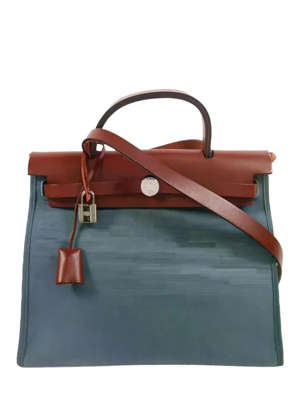 Hermès Herbag Pm Tote Bag - Blue