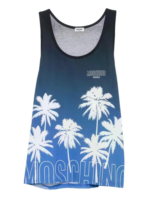 Moschino Printed Vest - Blue