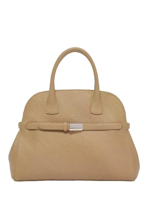 Orciani Aura Soft Leather Tote Bag - Neutrals