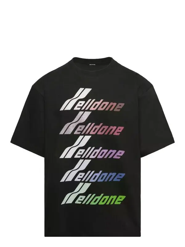 We11Done Multi-logo T-shirt - Black