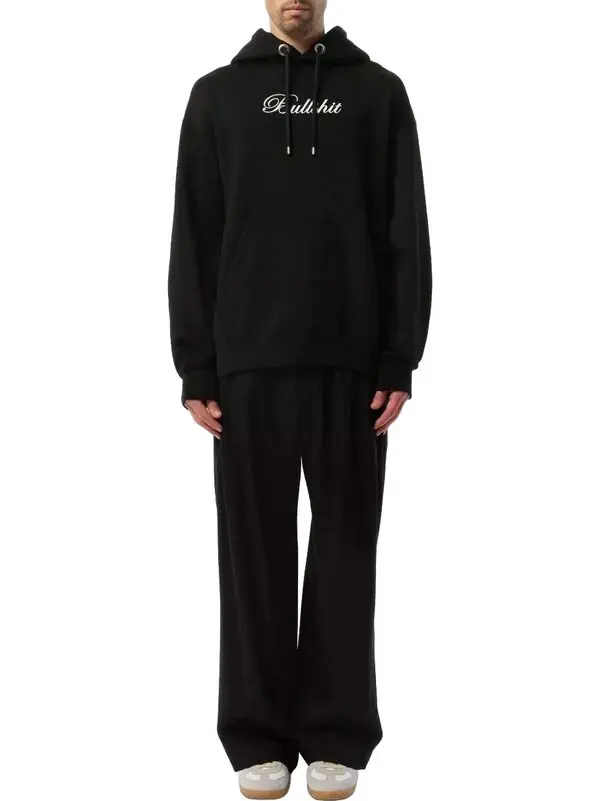 MASTERMIND WORLD Skull Print Drawstring Hoodie - Black