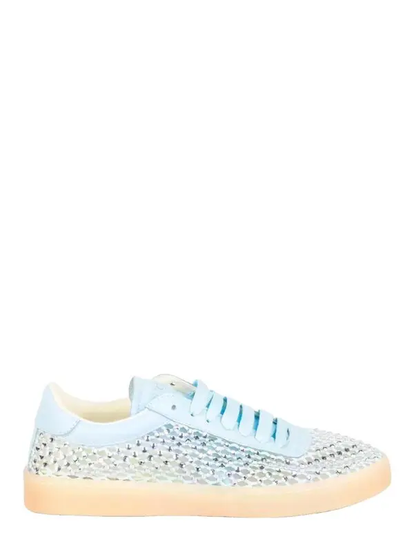 BACK 70 Smart Strass Sky Crystal-embellished Mesh Sneakers - Blue