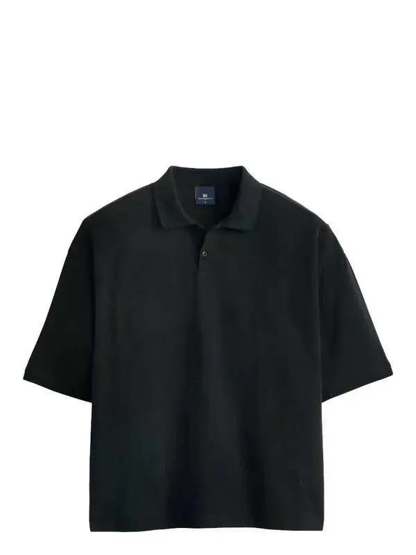 LEVI'S Blue Tab™ Cropped Polo Shirt - Black