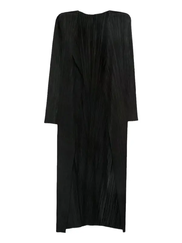 Issey Miyake Long-sleeve Coat - Black
