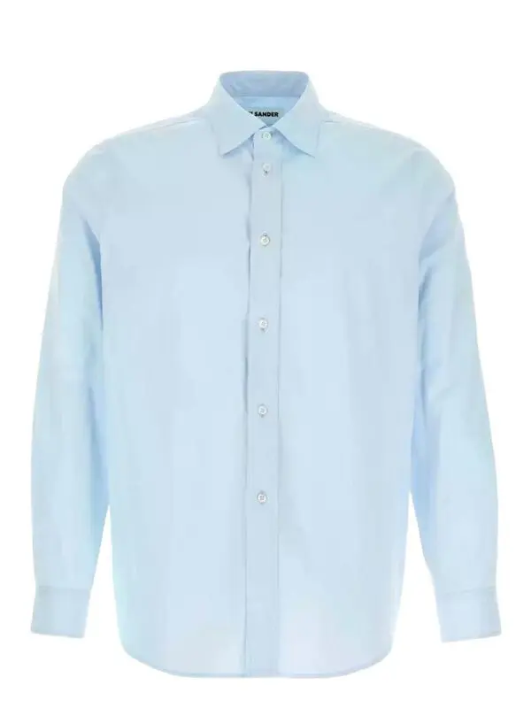 JIL SANDER Long-sleeve Buttoned Shirt - Blue