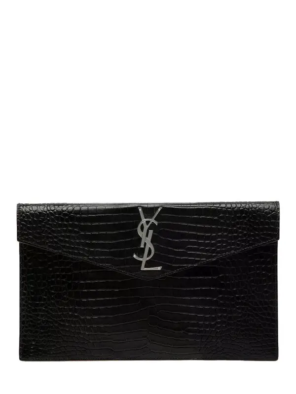 Saint Laurent Uptown Pouch Clutch Bag - Black