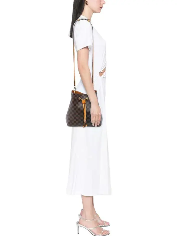 LOUIS VUITTON Damier Ebene Neonoe Mm Bucket Bag - Brown