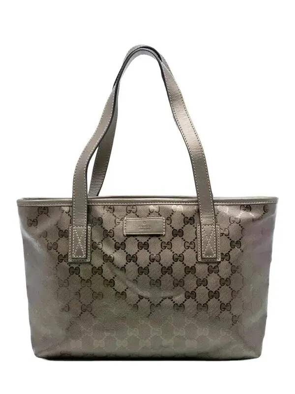 Gucci Gg Imprimé Tote Bag - Brown
