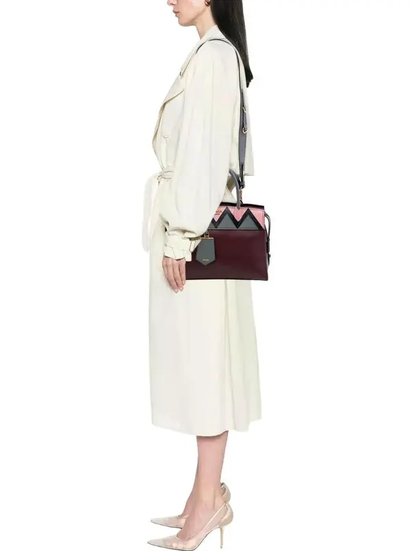 Prada Saffiano Leather Greca Esplanade Satchel - Red