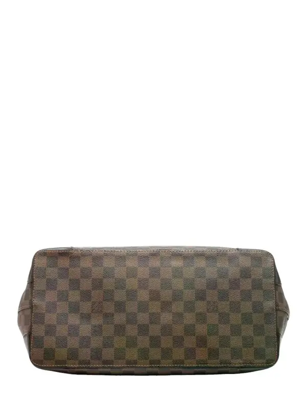 LOUIS VUITTON Damier Ebene Hampstead Mm Tote Bag - Brown
