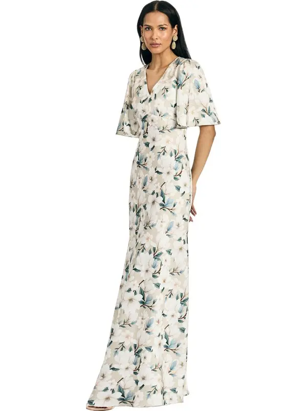 Sachin & Babi Mae Gown - Champagne Magnolia