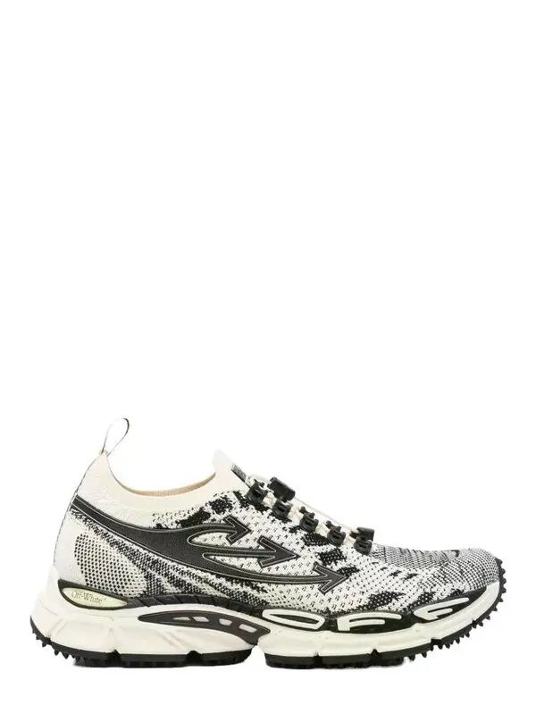 Off-White Knit Sneakers - Neutrals