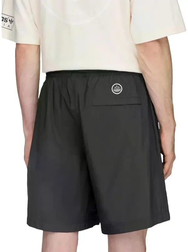 Adidas Hudswell Spzl Logo Track Shorts - Black