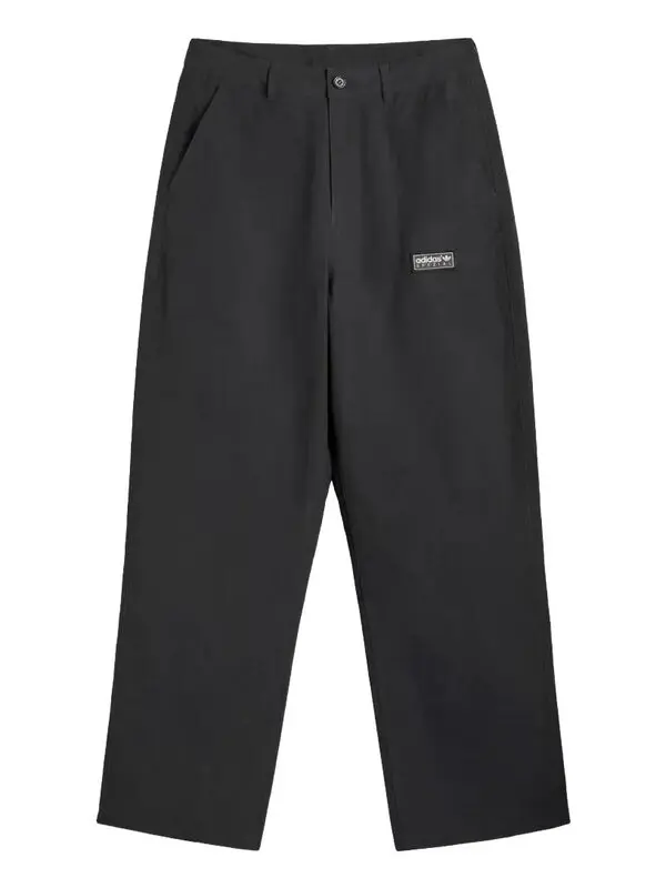 Adidas Stadt Spzl Straight Leg Trousers - Black