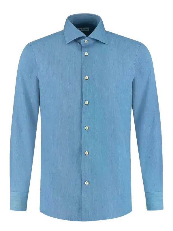 Kiton Long-sleeved Shirt - Blue