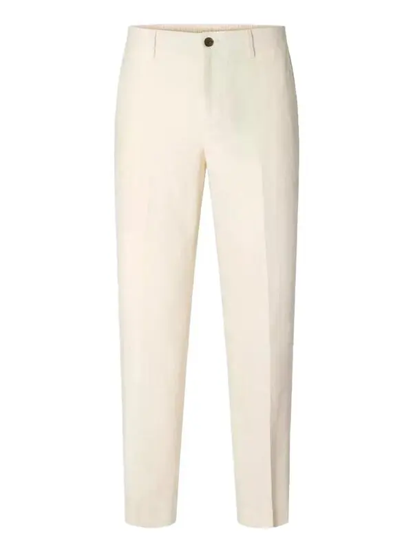 SELECTED Rafa Pleated Trousers - Neutrals
