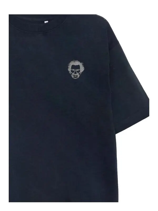 GEORGE. George Graphic Print T-shirt - Blue