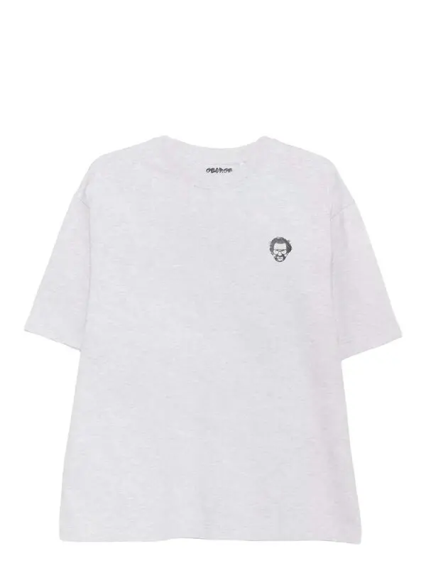 GEORGE. George Graphic Print T-shirt - Grey
