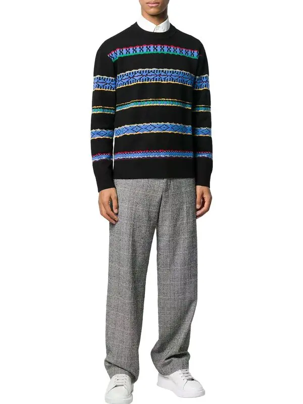 Kenzo Peruvian Stripes Jumper - Black