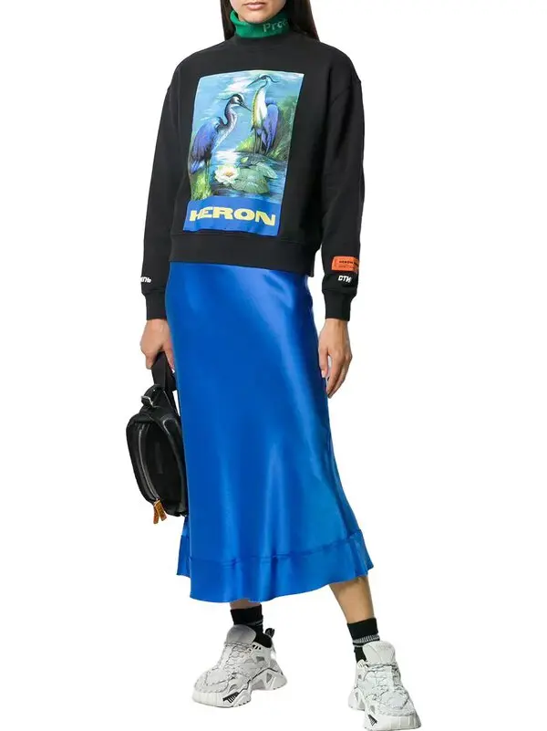 Heron Preston Graphic Print Sweatshirt - Black