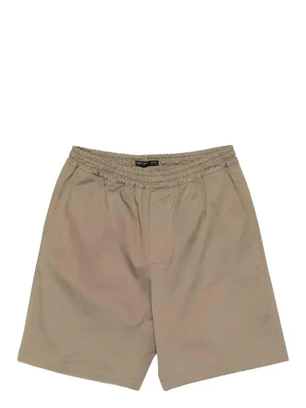 LOW BRAND George Stud-embellished Shorts - Brown