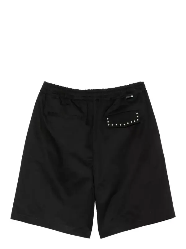 LOW BRAND George Stud-embellished Tailored Shorts - Black