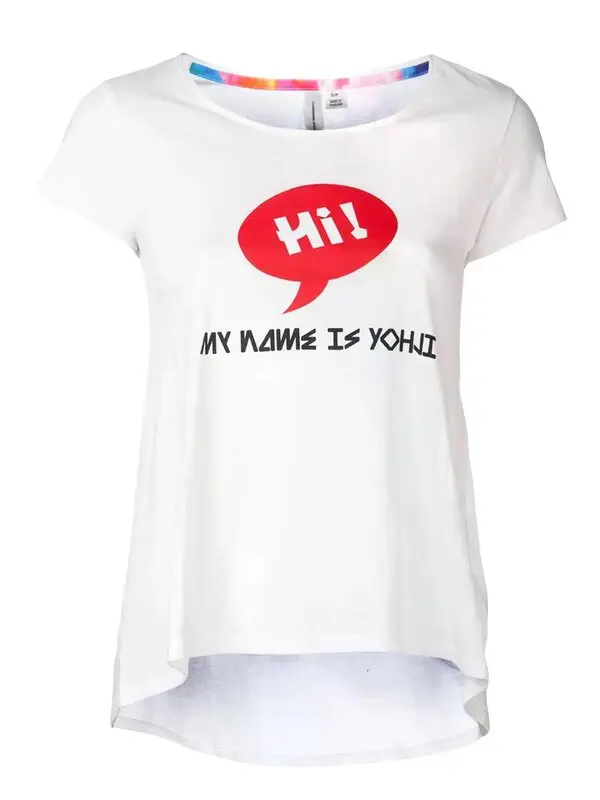 Y3 My Name Is Yohji" Bubble T-shirt - White