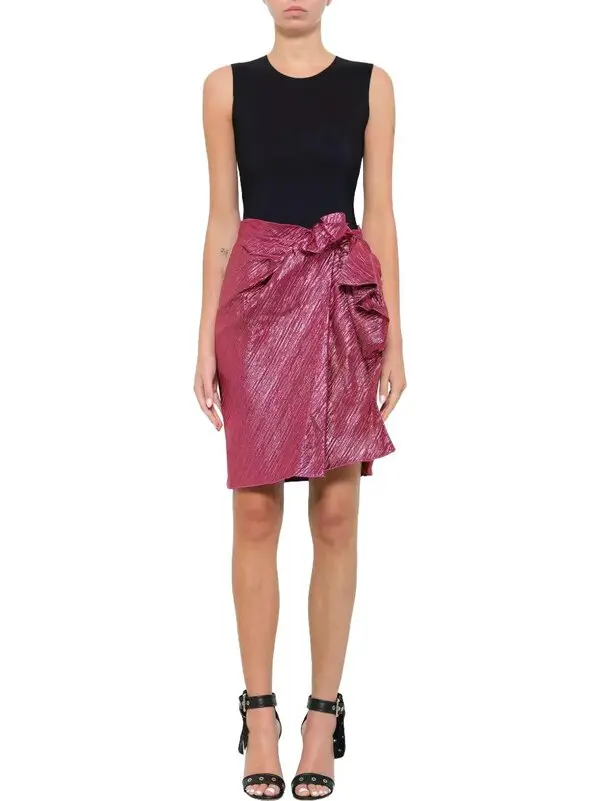LANVIN Gathered Detail Pencil Skirt - Pink