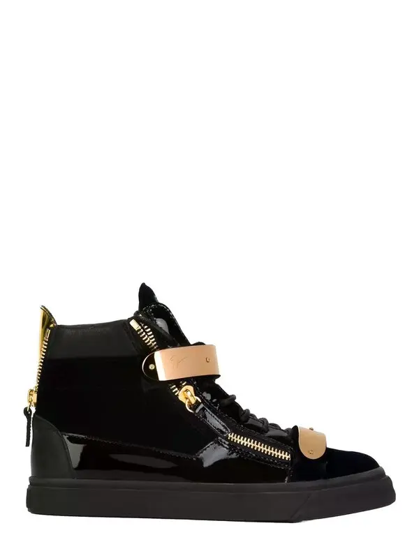 GIUSEPPE ZANOTTI Coby Hi-top Sneakers - Blue