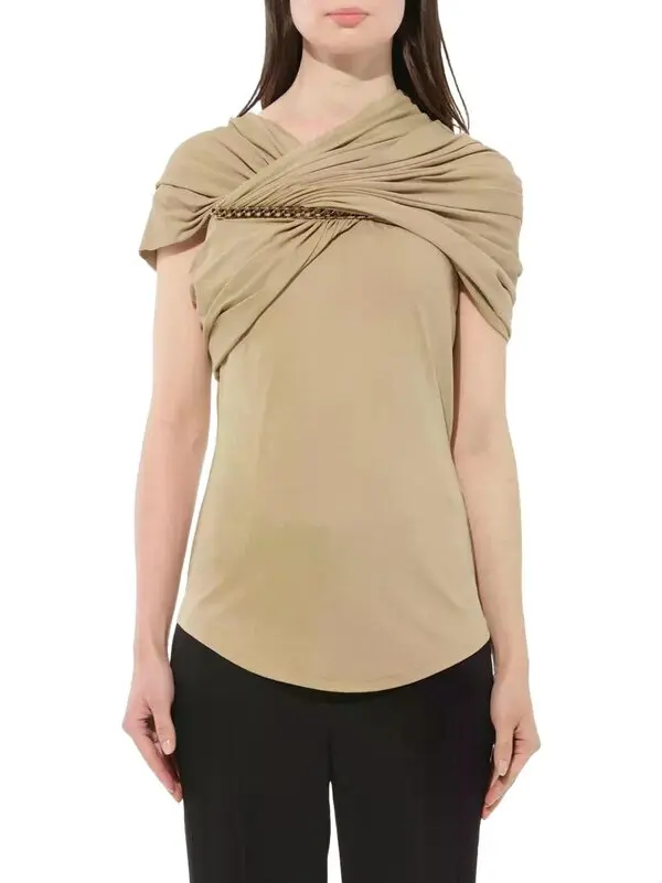 Givenchy Twisted Effect Top - Neutrals